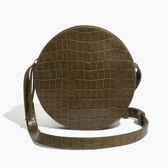 Madewell | Bags | Madewell The Simple Circle Crossbody Crocembossed ...